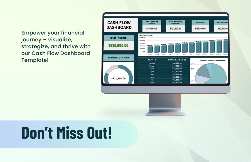 Cash Flow Dashboard – E GRAHOK
