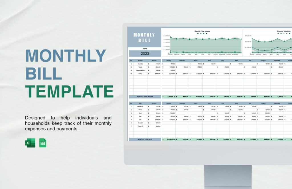 Monthly Bill – E GRAHOK