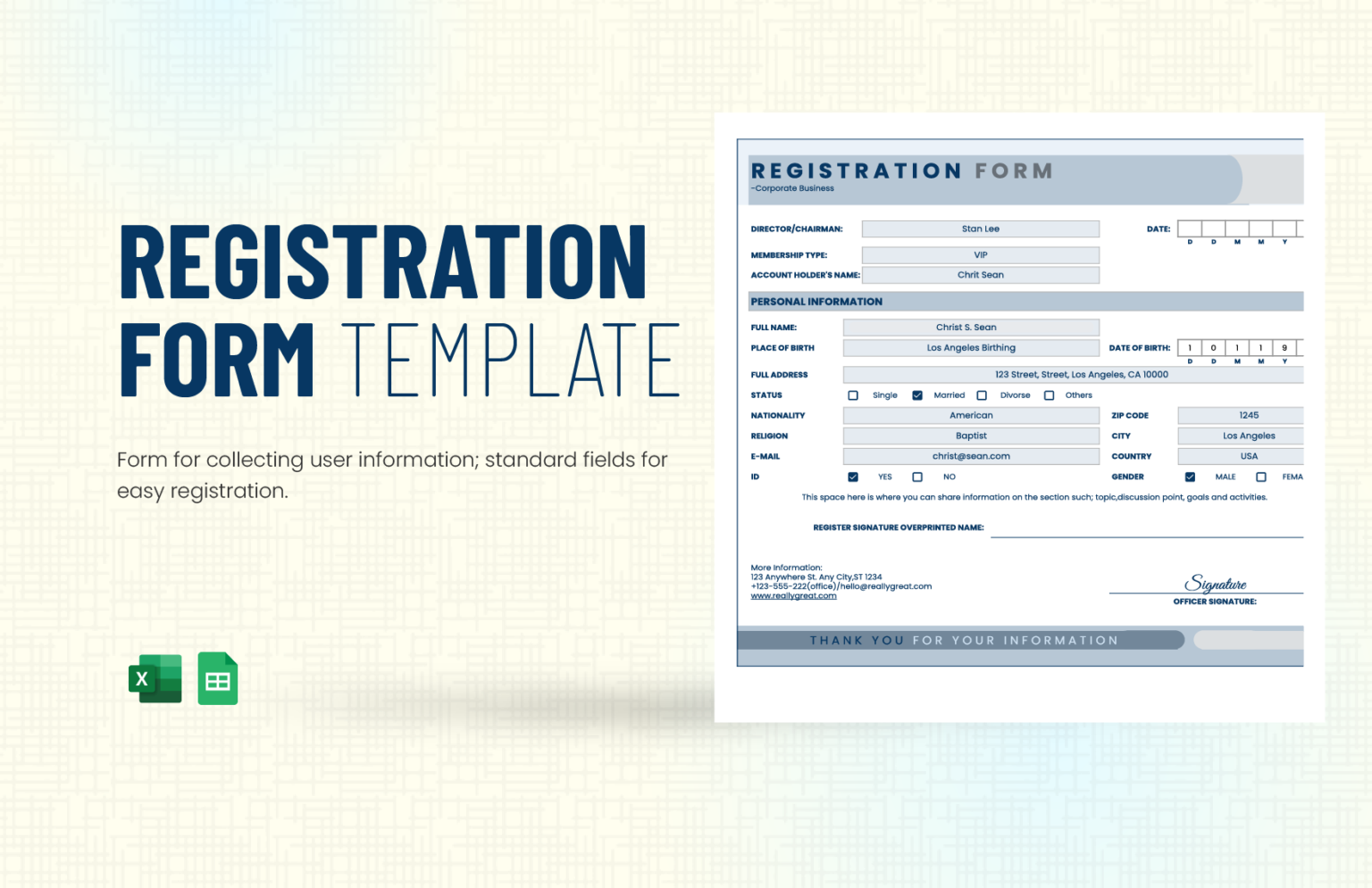Registration Form – E GRAHOK