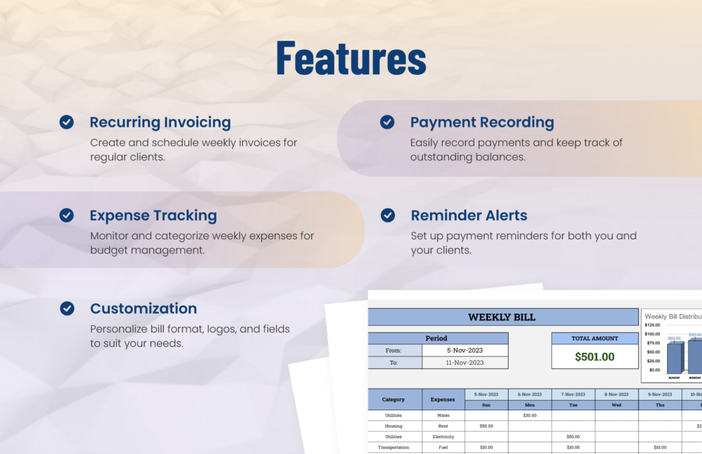 Weekly Bill – E GRAHOK