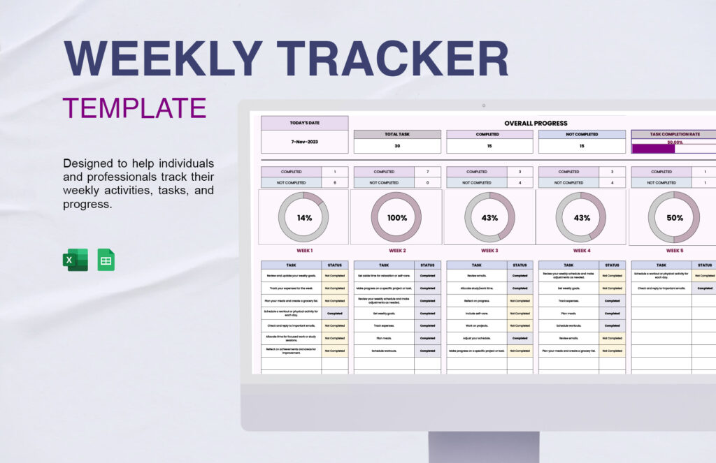 Weekly Tracker – E GRAHOK